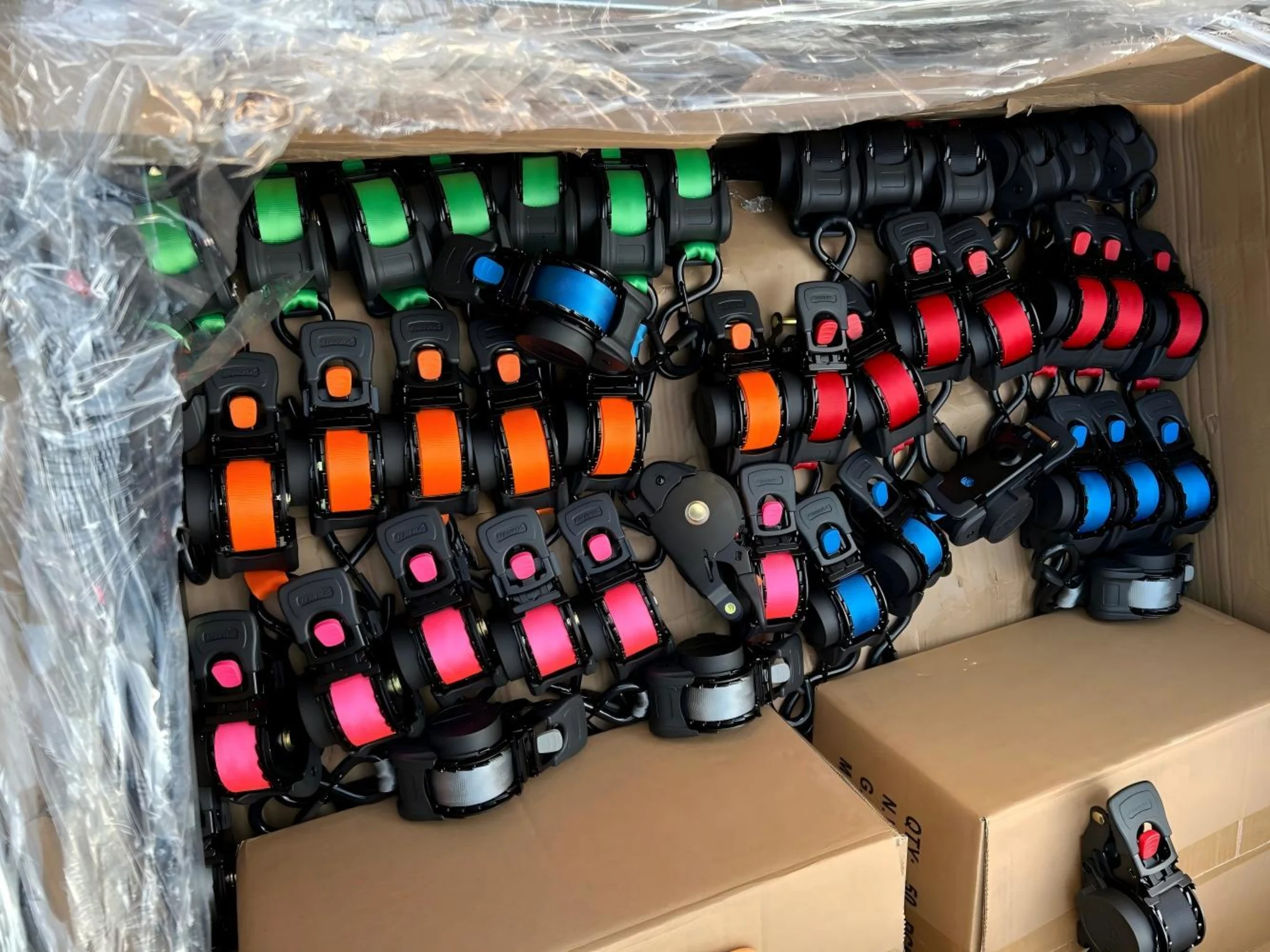 New Released 1” Retractable Ratchet Strap | 10ft, 1,760 lbs Break ...