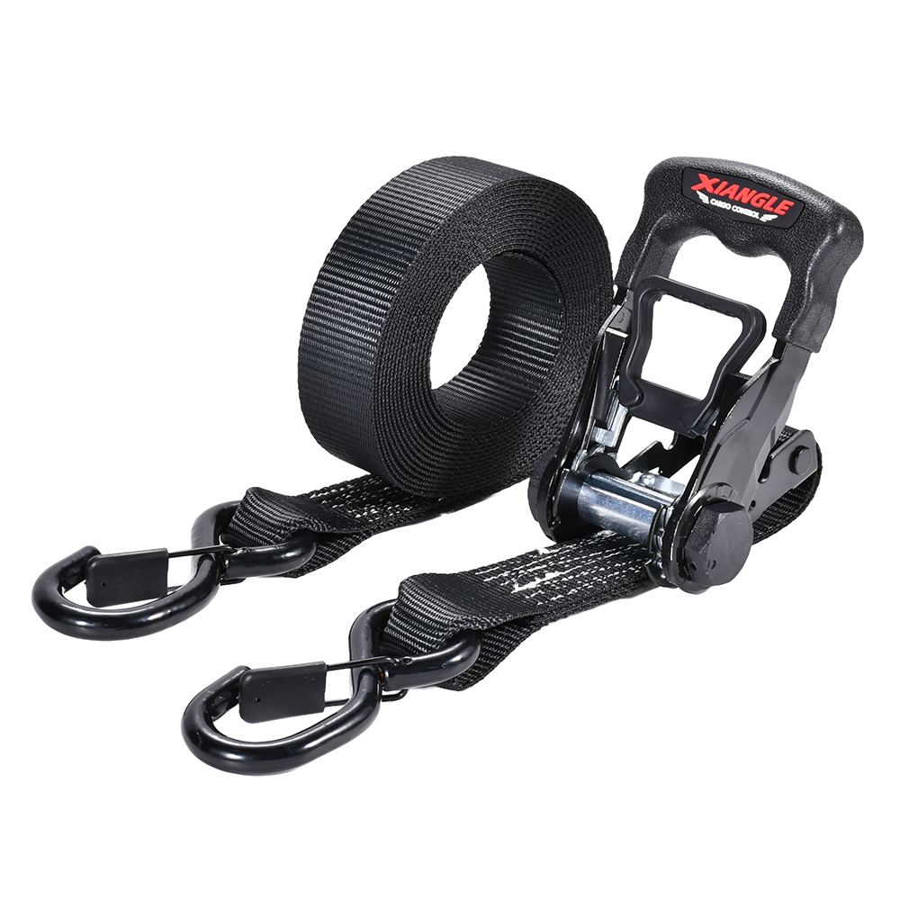 38mm Aluminium Rubber-Grip Ratchet Tie Down Strap with Spring Load S ...